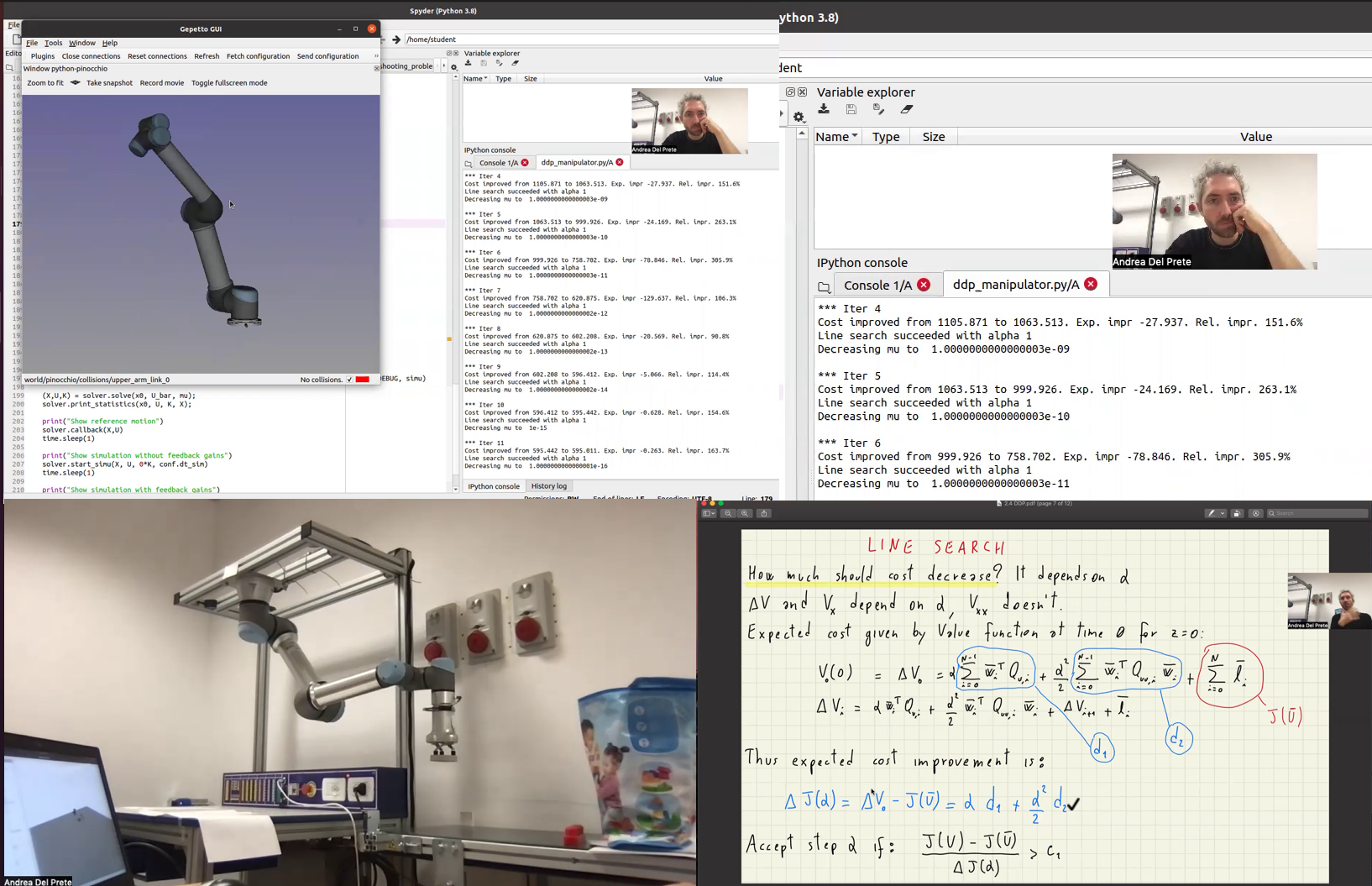 Optimization and Learning for Robot Control | Andrea Del Prete